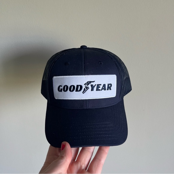 Goodyear | Accessories | Goodyear Unisex Mesh Snapback Navy And White ...